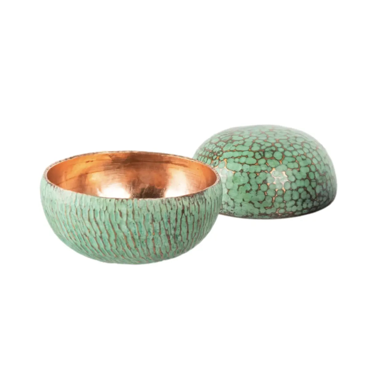 Mexican Mezcalero 1 oz. (Set of 4) Copper Shot Glass- Emerald ...