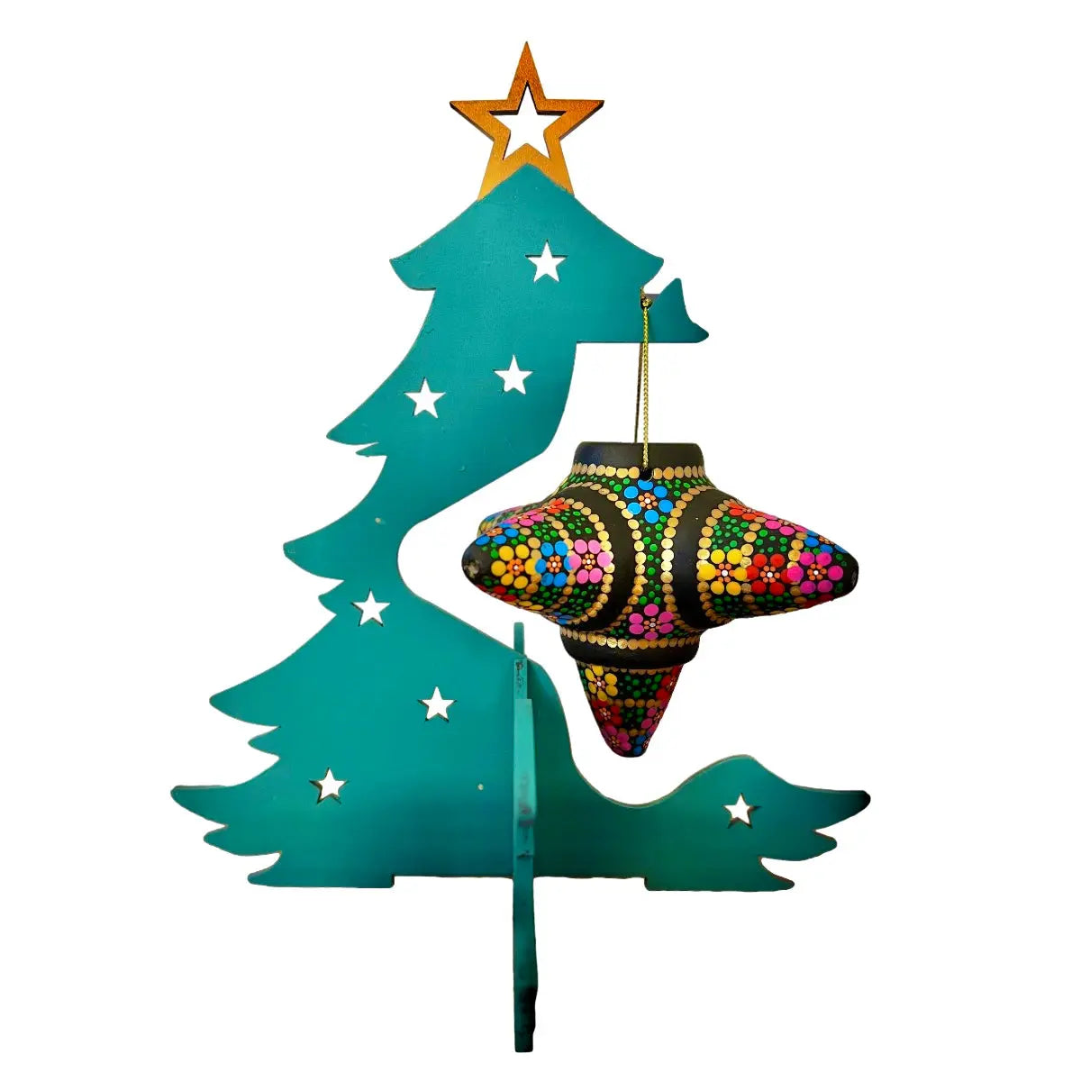 Mexican Ceramic Ornament Piñata- Black Flores – CoLores DECOR